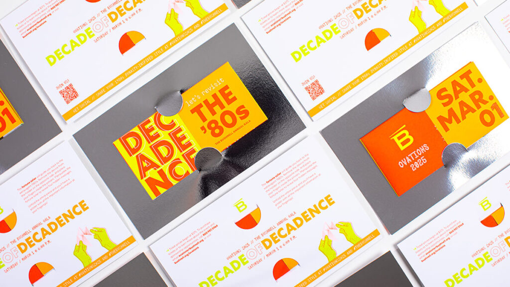 A Decade of Decadence: Back to the 1980s Event Identity – Firebrick Design