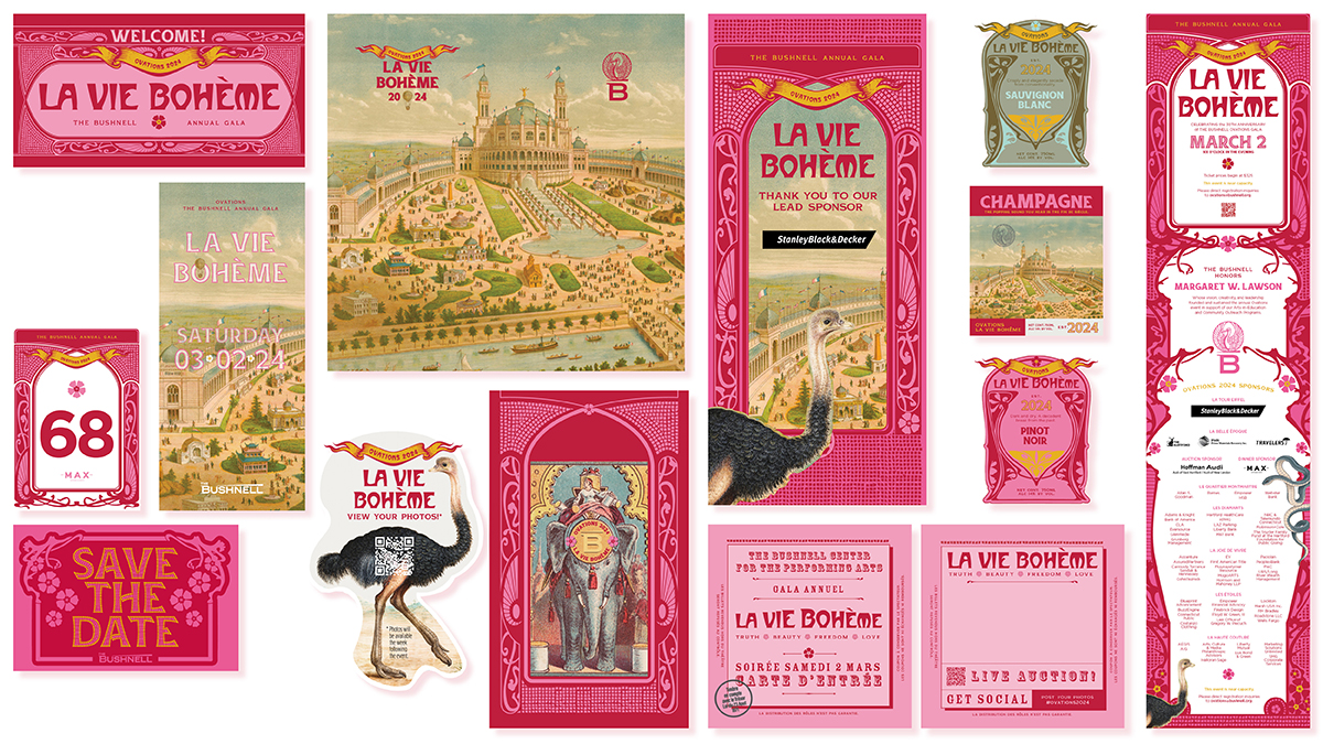 La Vie Boheme Event Identity – Firebrick Design